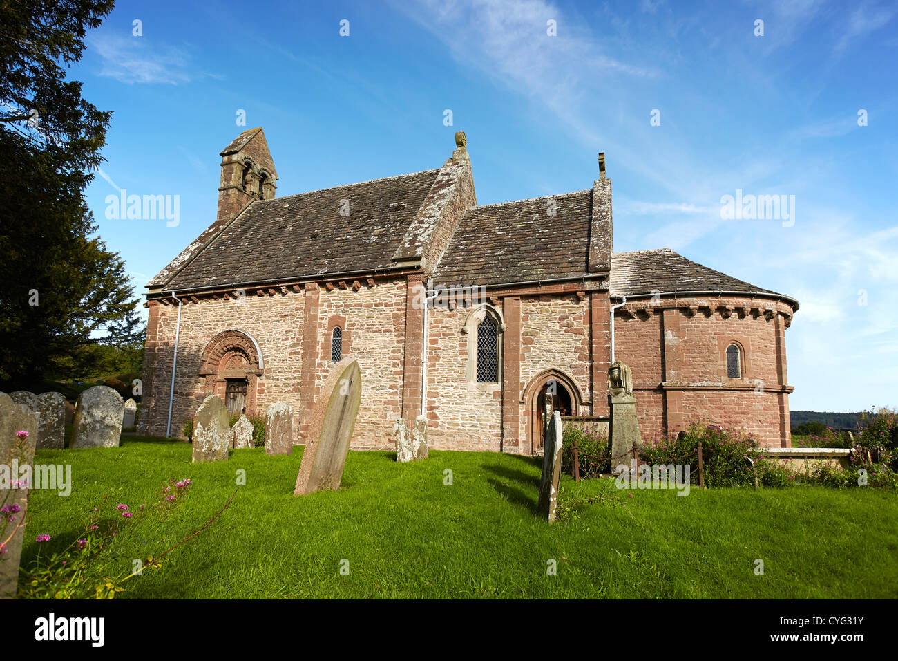 The Church of St Mary and St David, Kilpeck, Herefordshire, England, UK ...