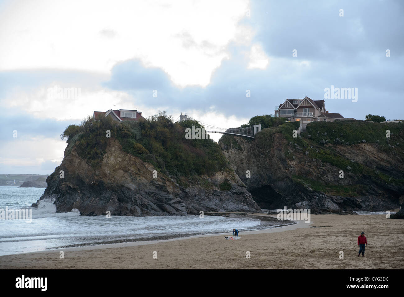 Newquay beach hi-res stock photography and images - Alamy