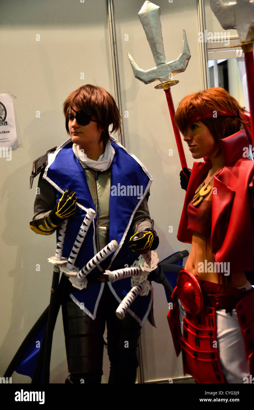 Cosplay in XVIII saló del Manga in Barcelona Stock Photo - Alamy