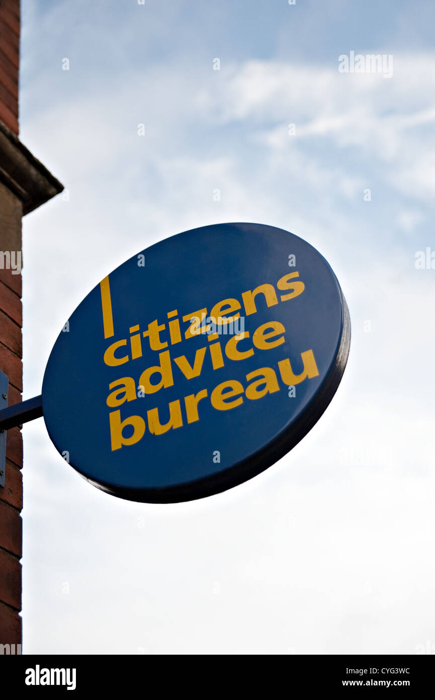 Citizens advice bureau sign hi-res stock photography and images - Alamy