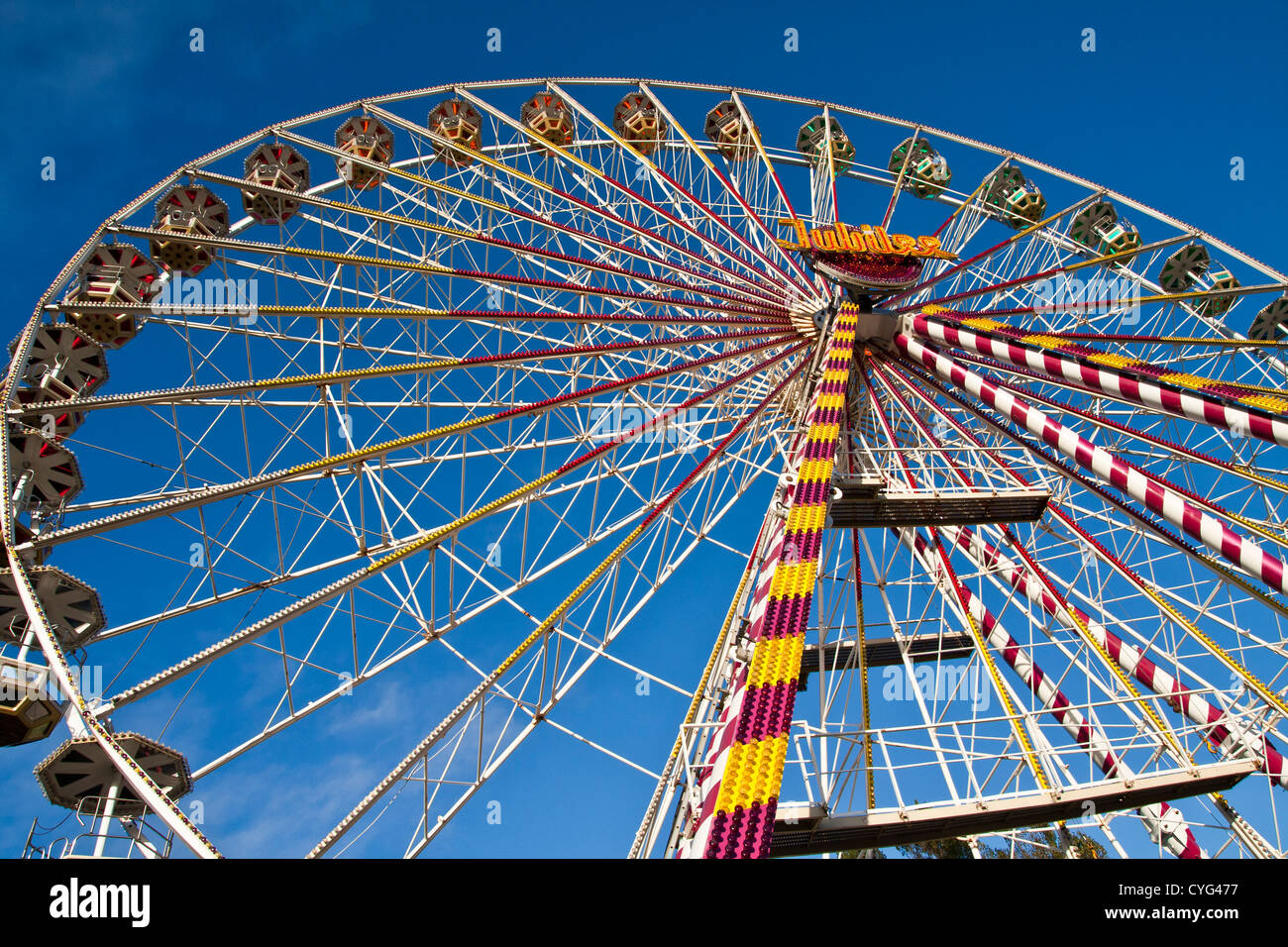 Fairground Ferris wheel Stock Photo - Alamy