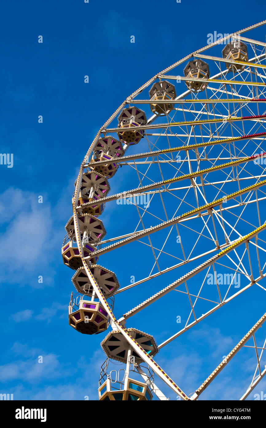 Ferris wheel fairground attraction ride seats passactivity hi-res stock ...