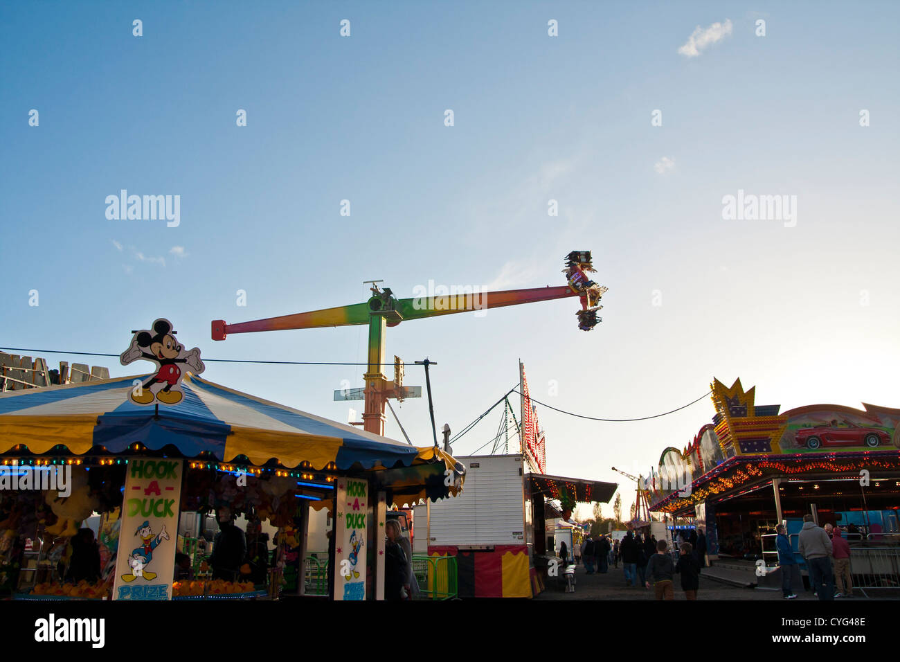 Fairground scene hi-res stock photography and images - Alamy
