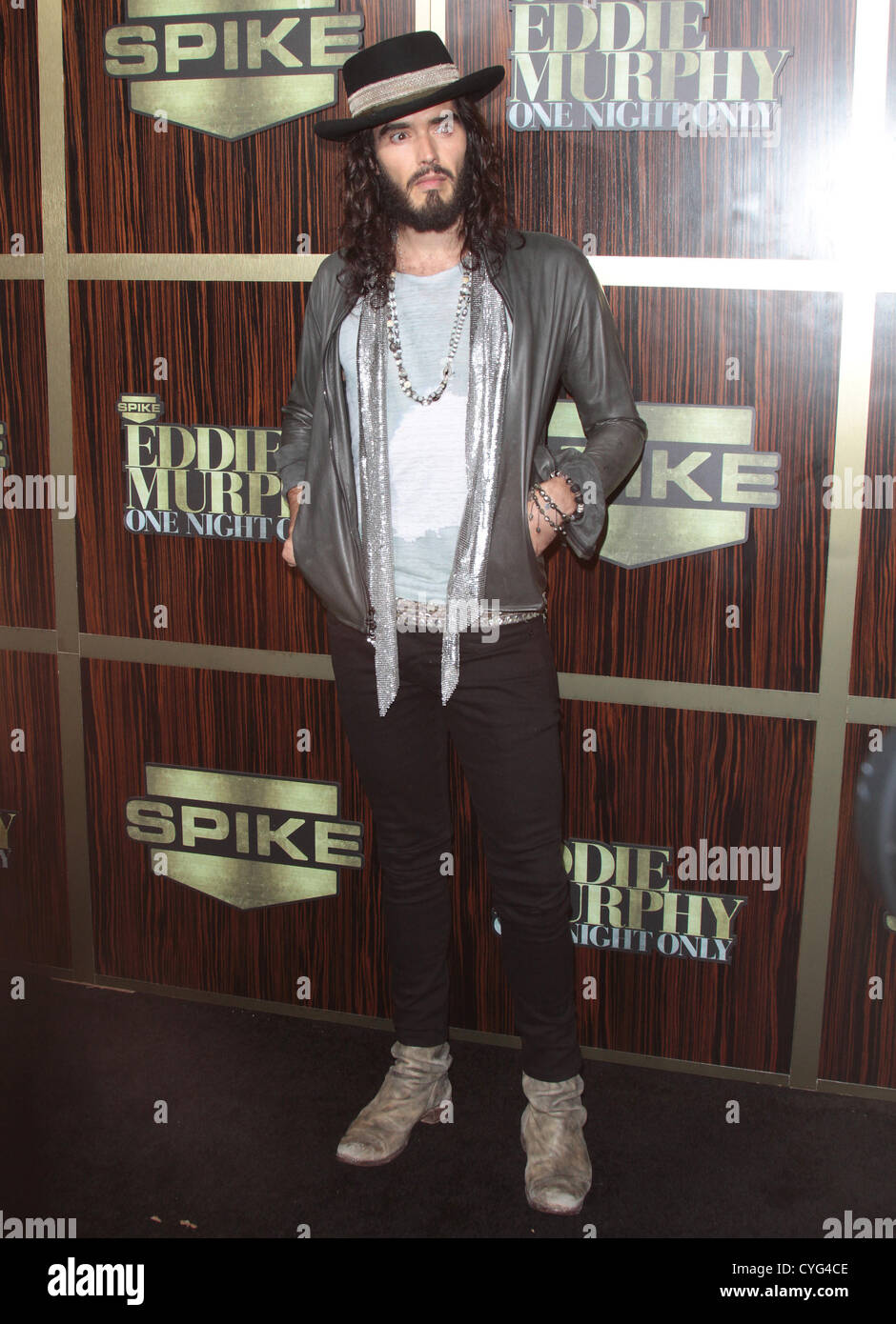 RUSSELL BRAND EDDIE MURPHY: ONE NIGHT ONLY BEVERLY HILLS CALIFORNIA USA ...