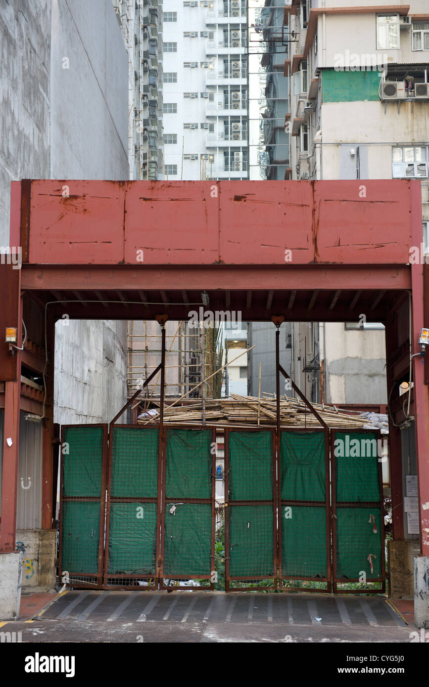 Construction site in Hong Kong Stock Photo - Alamy