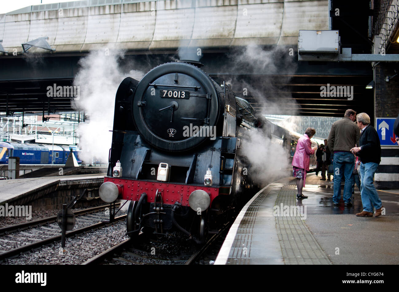 Steam Train Paddington Station London High Resolution Stock Photography ...