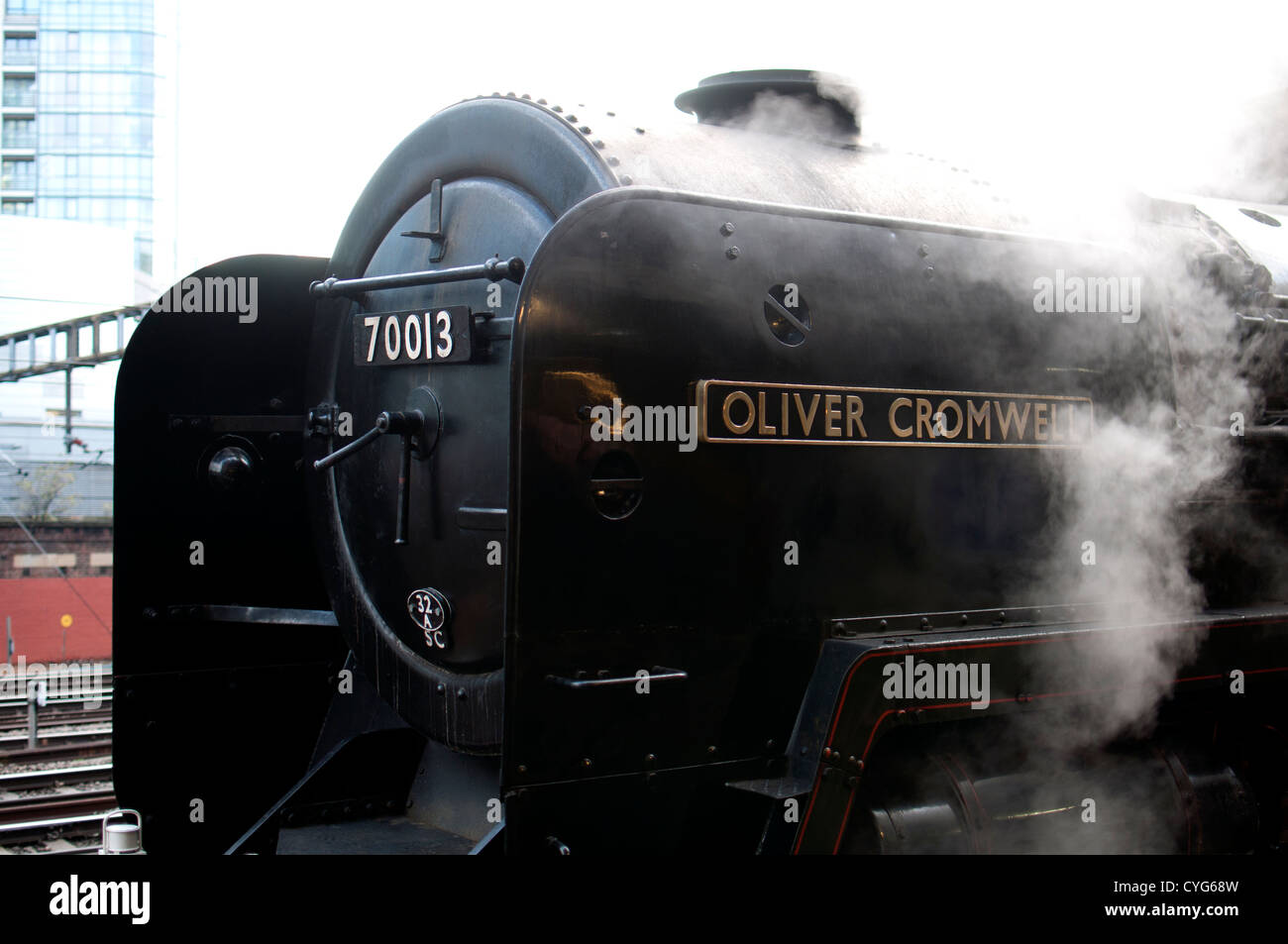 Steam locomotive number plate hi-res stock photography and images - Alamy
