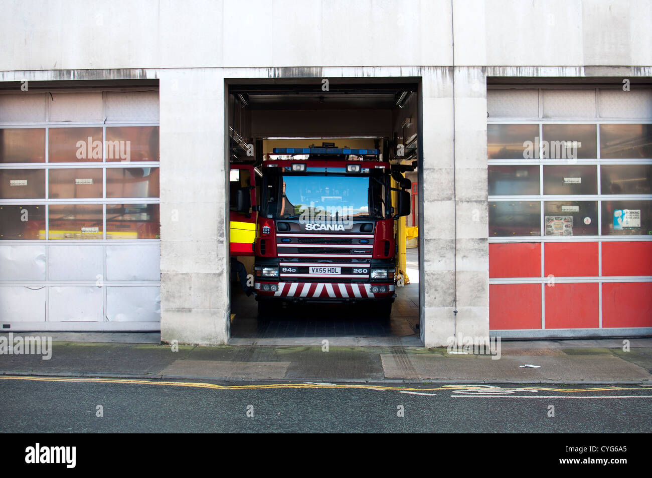 Worcester Fire Station, Worcestershire, UK Stock Photo - Alamy