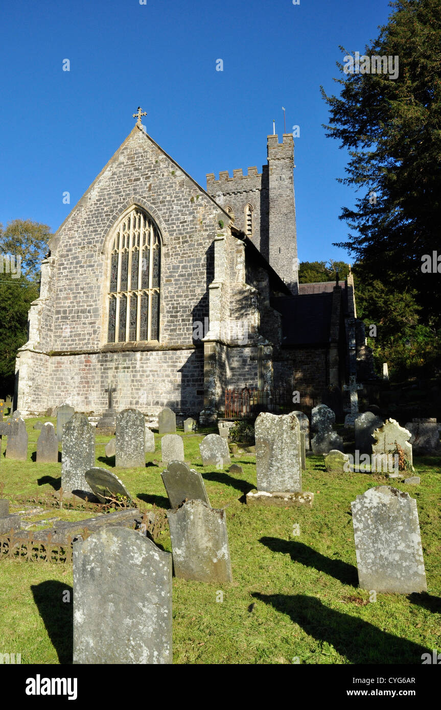 St Martin's Church, Laugharne, Carmarthenshire, Wales, UK (Burial place ...