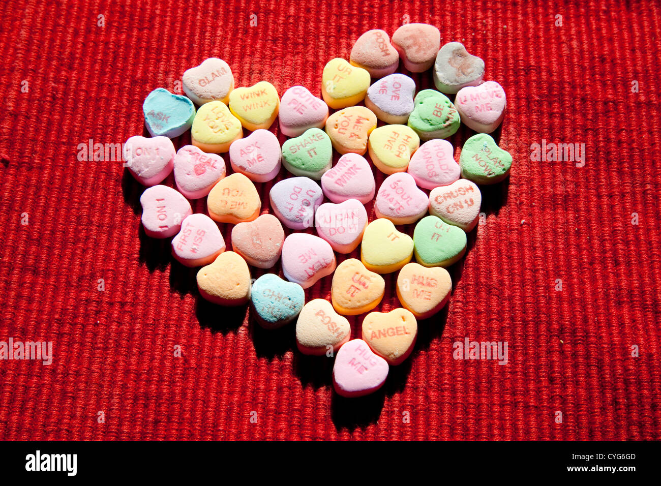 Conversation heart hi-res stock photography and images - Alamy