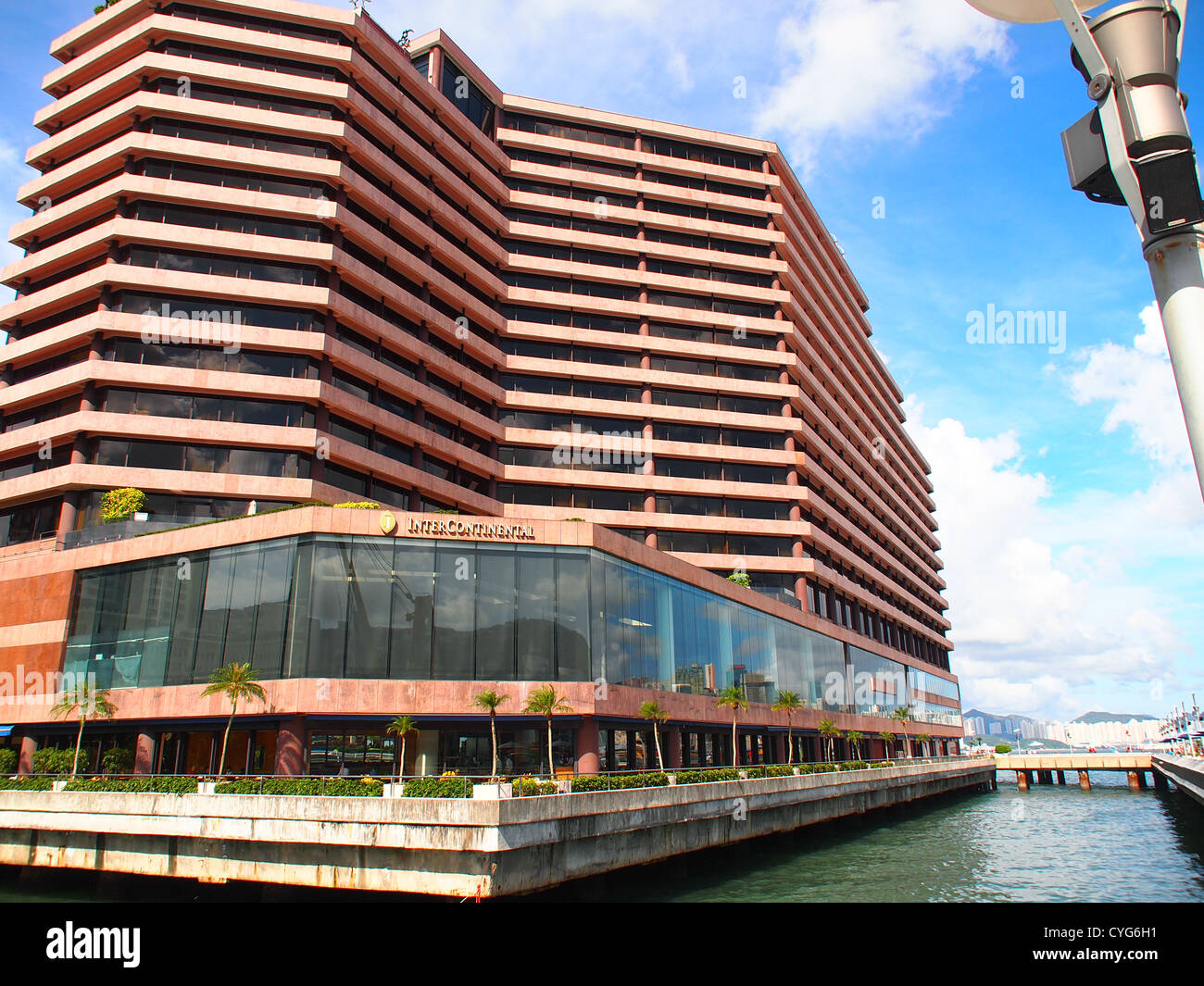 Hong Kong, Tsim Sha Tsui, urban sense, Avenue of Stars, Intercontinental Hong Kongmore Kowloon ...