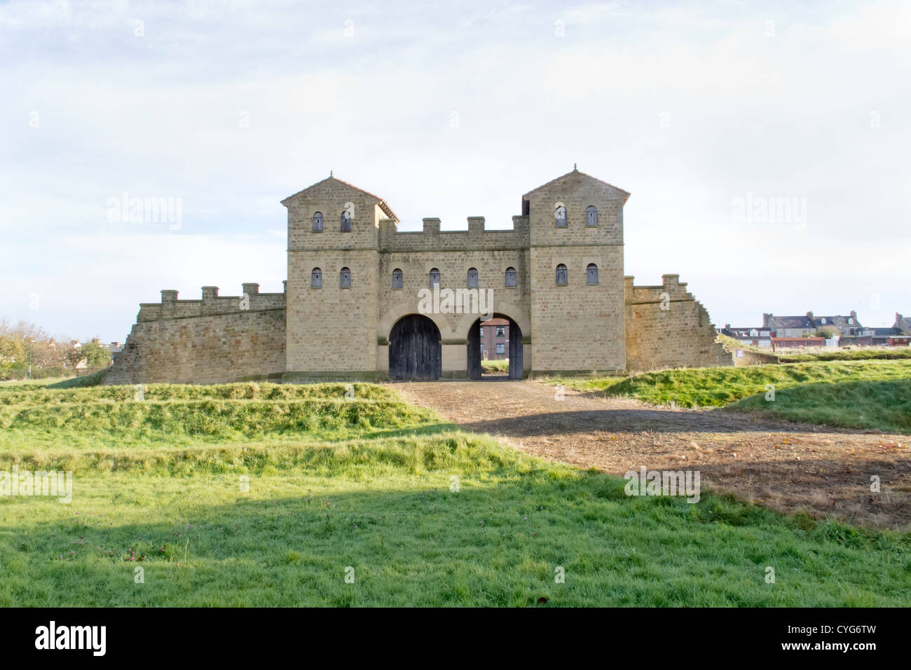 Roman fort south shields hi-res stock photography and images - Alamy