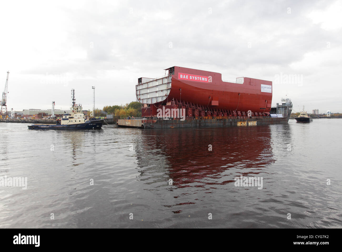 Bae systems govan shipbuilding yard hi-res stock photography and images ...