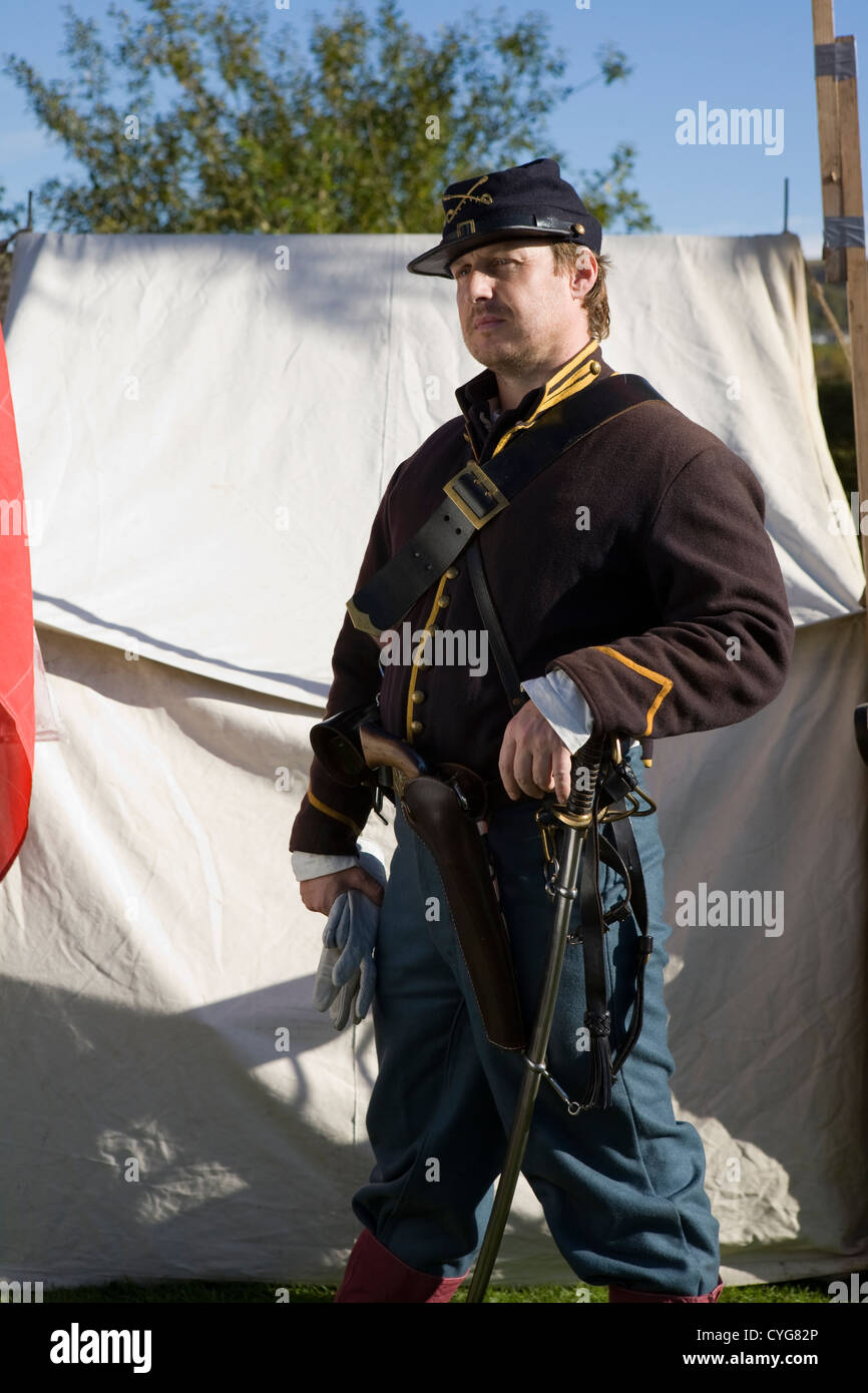 Old west cowboy reenactment frontier hi-res stock photography and ...