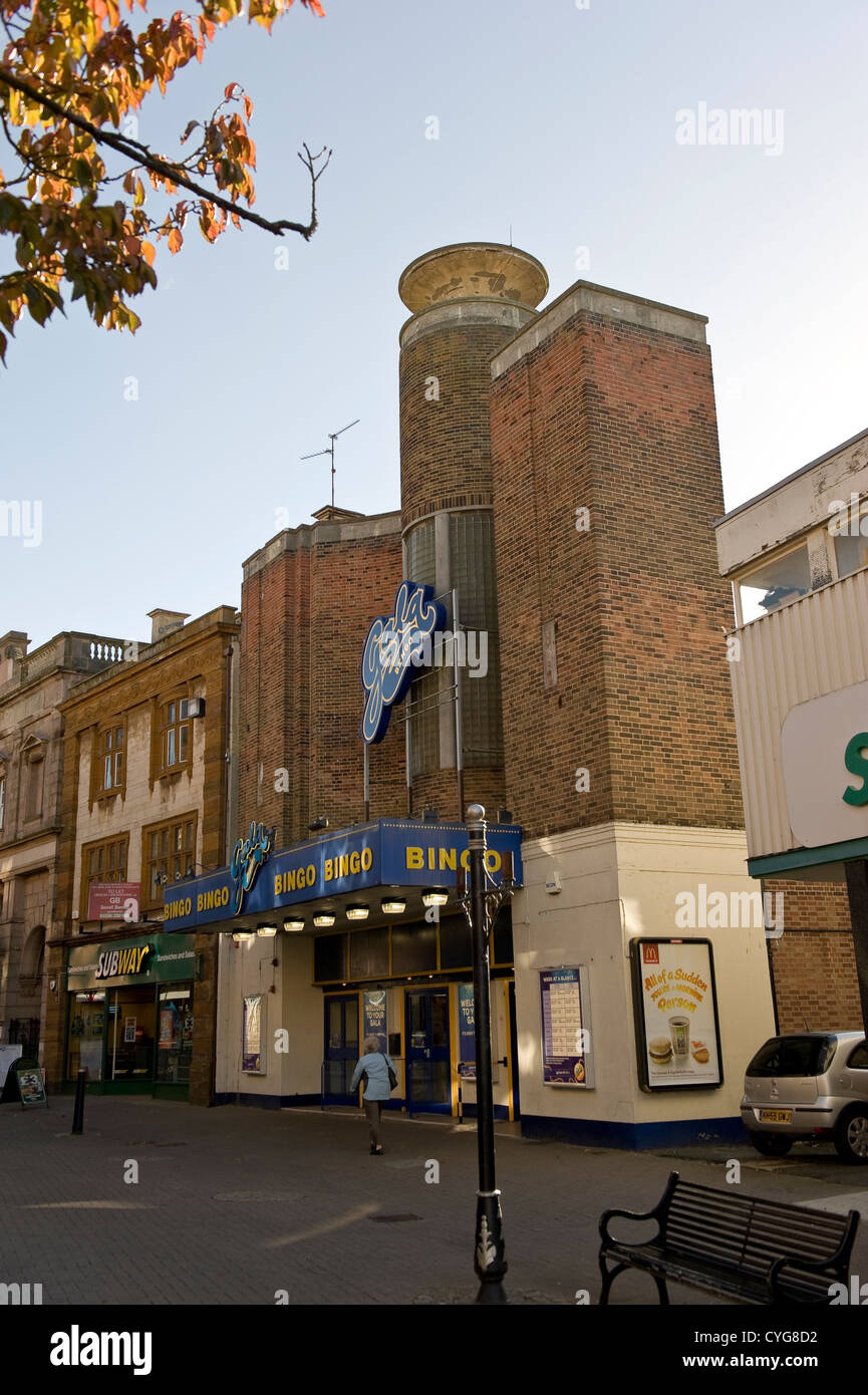 Gala Bingo hall in the old 1930s Regal Cinema in Kettering ...