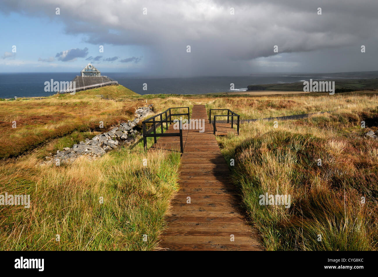 Ceide Fields neolithic site stone walls stone age monument near ...
