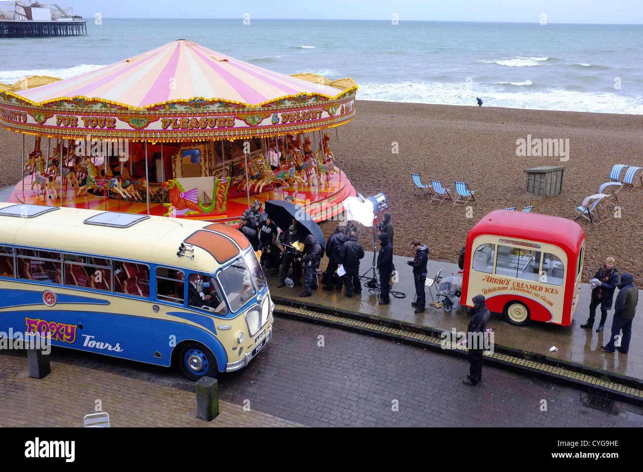 Fairground bus hi-res stock photography and images - Alamy
