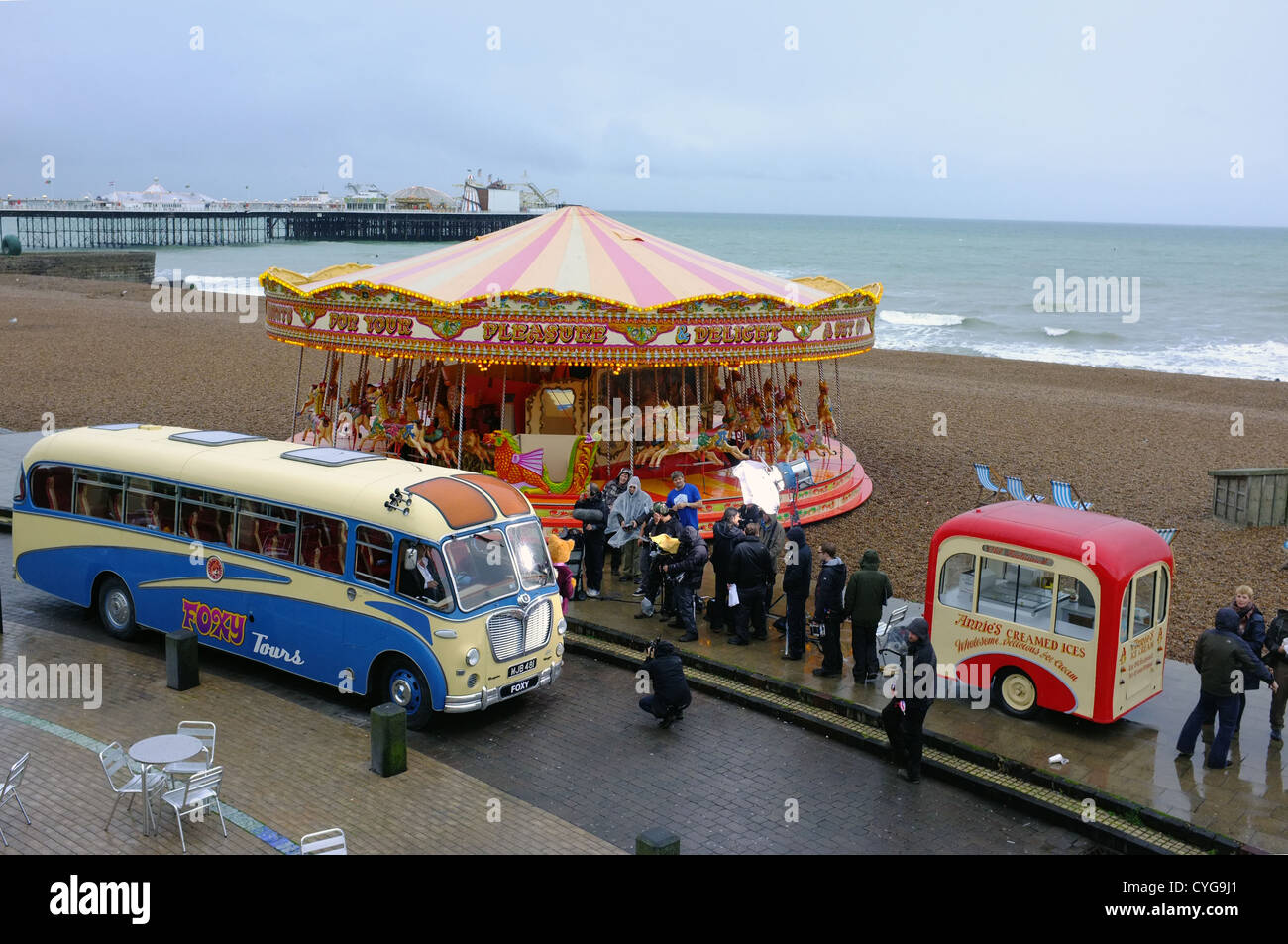 Fairground bus hi-res stock photography and images - Alamy