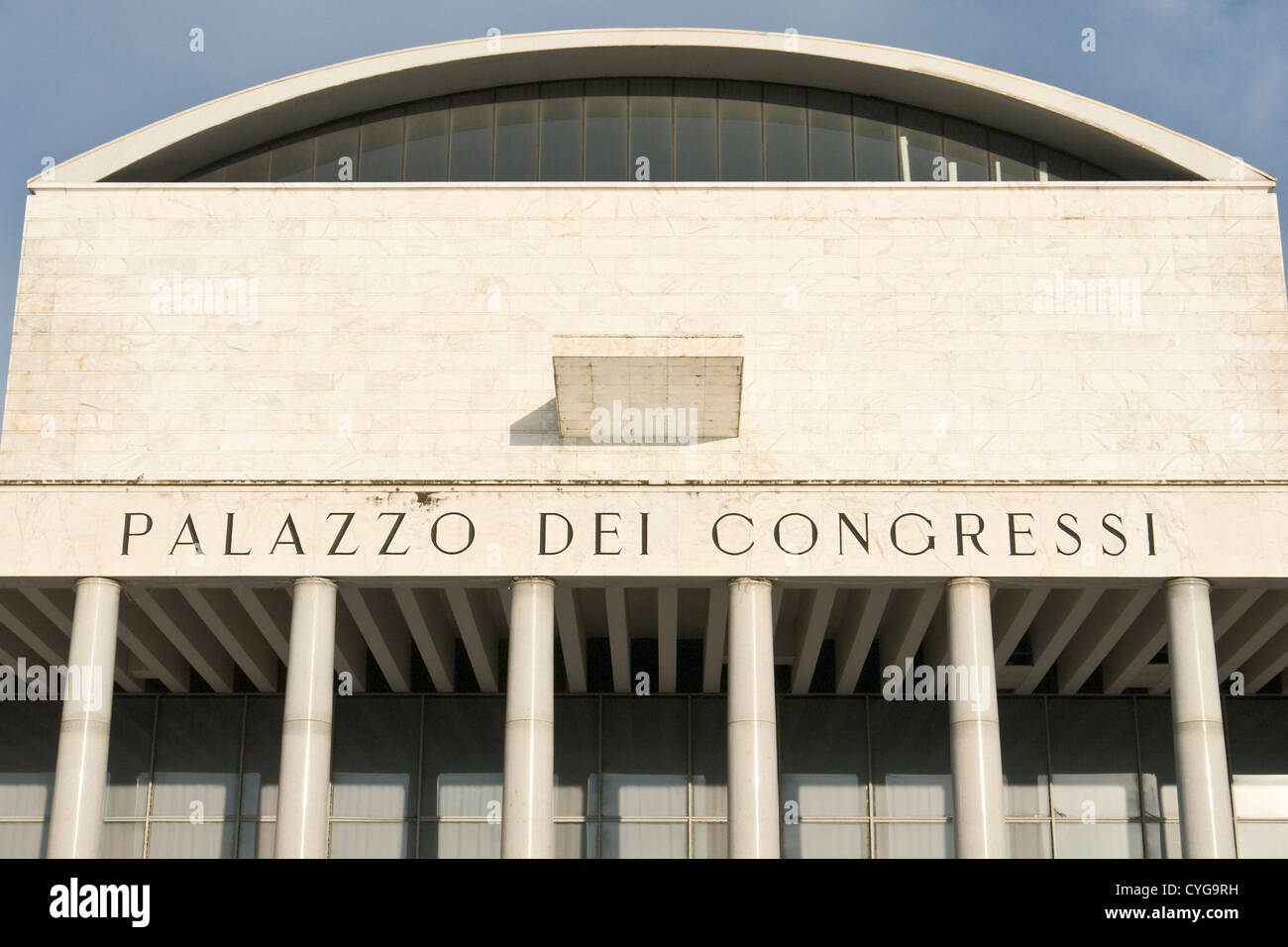 Palazzo dei Congressi Convention Centre Rome Stock Photo - Alamy