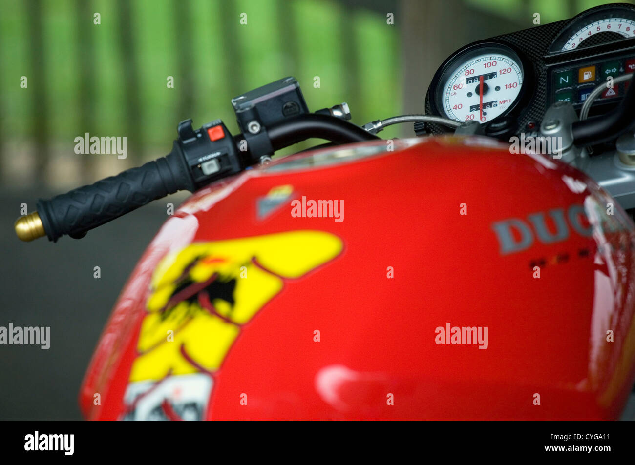 The speedometer on a Ducati superbike Stock Photo - Alamy