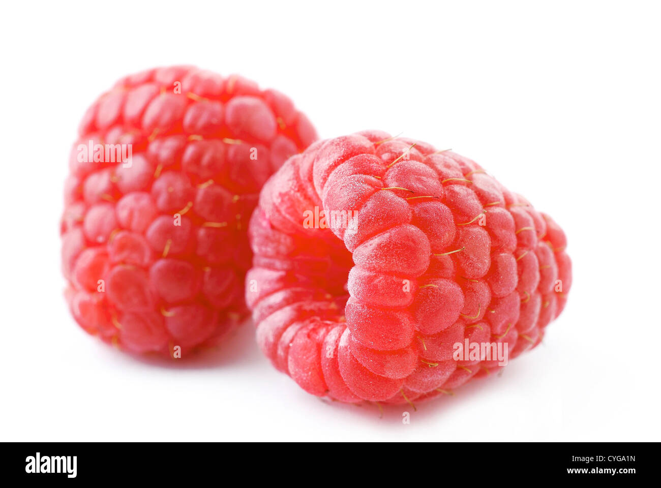 raspberry isolated on white background Stock Photo - Alamy