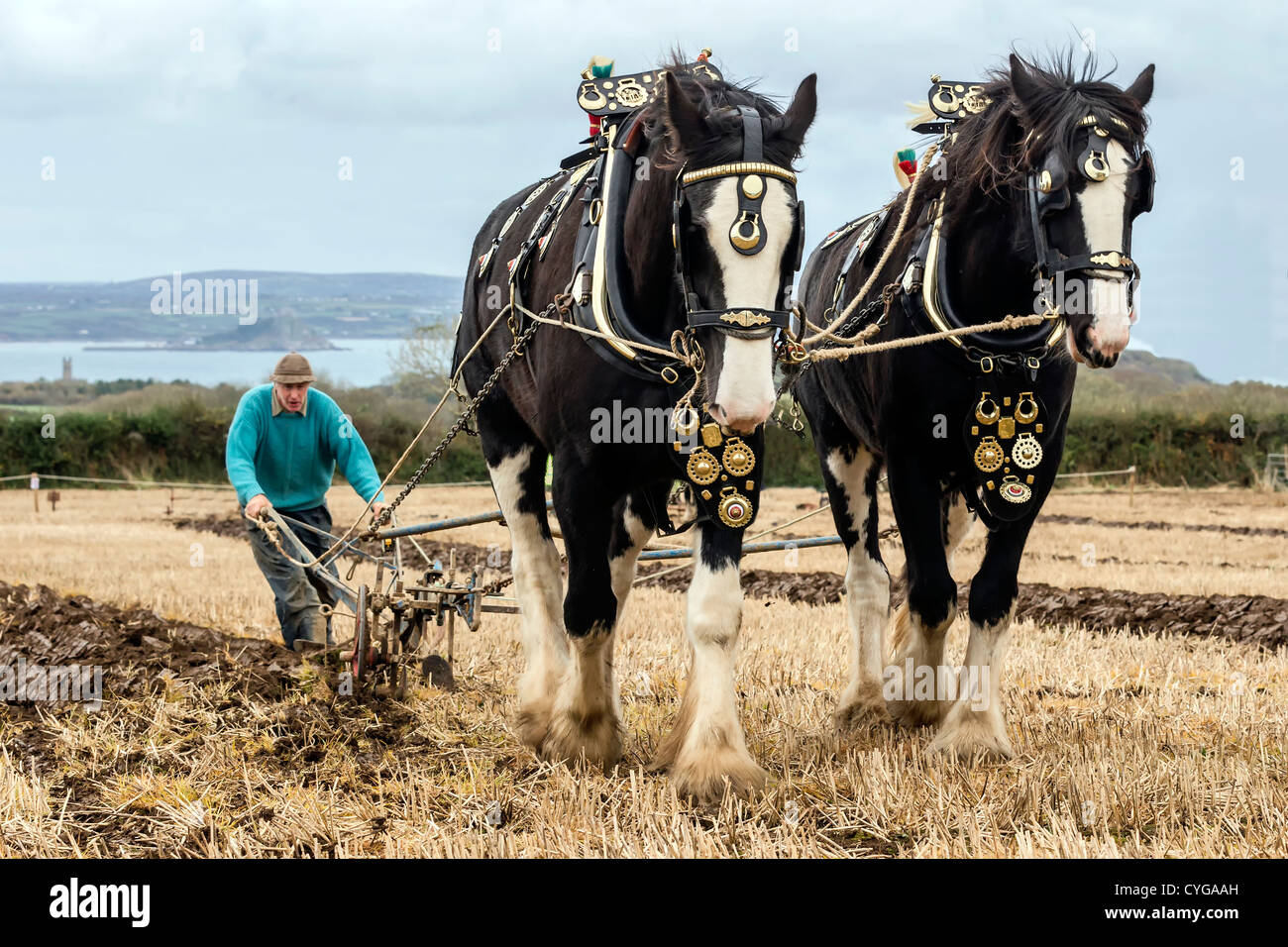 Manual ploughing hi-res stock photography and images - Alamy
