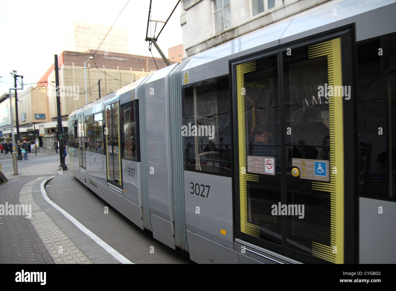 Manchester Metrolink light rail system in Greater Manchester, England ...