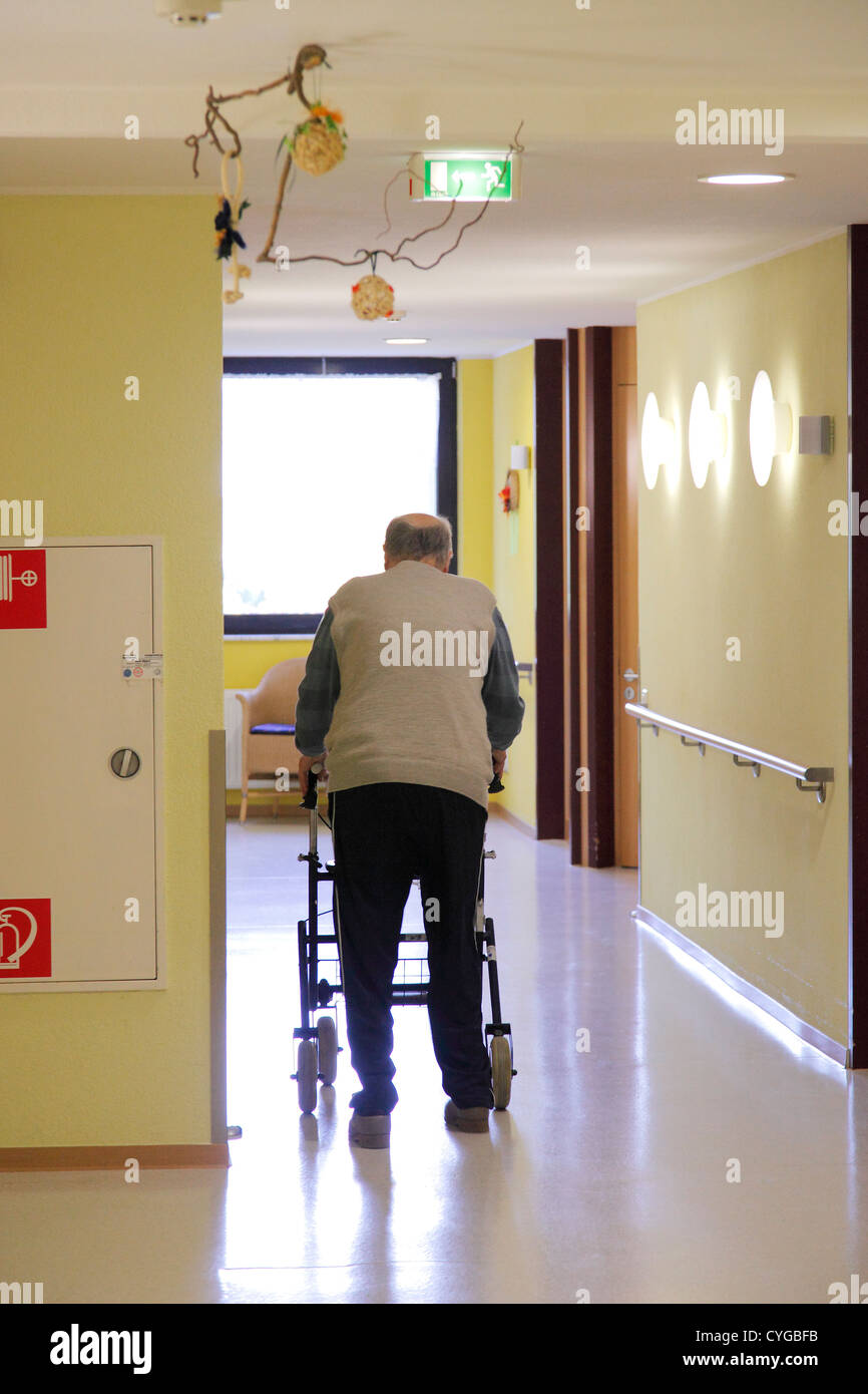 an old man in a nursing home Stock Photo - Alamy