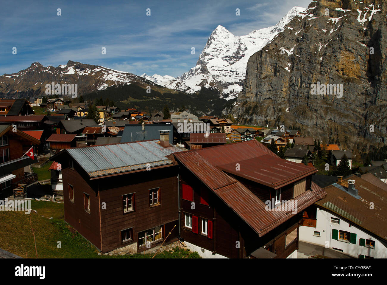 Village of murren hi-res stock photography and images - Alamy