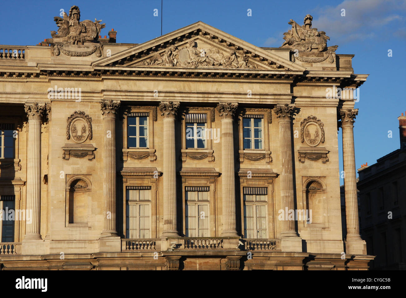 Old Palace of the Place de la Concorde in Paris Stock Photo - Alamy