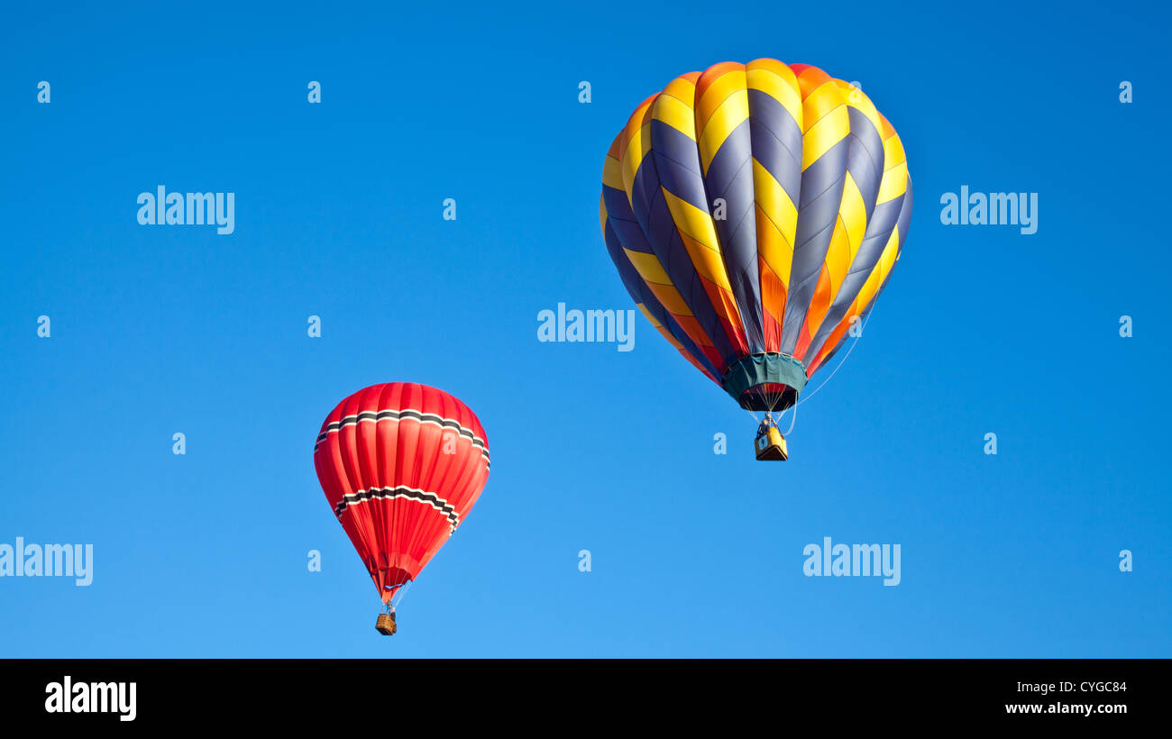 Hot air balloons fill the sky during the Carolina Balloon Festival ...