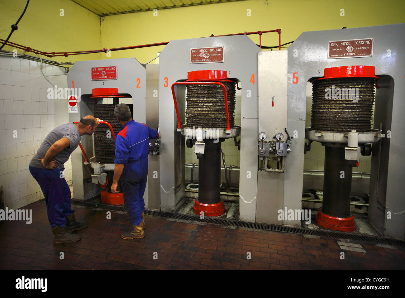 Olive oil press in oil hi-res stock photography and images - Alamy