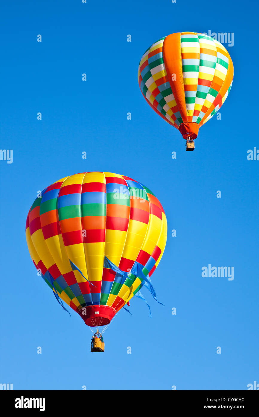 Hot air balloons fill the sky during the Carolina Balloon Festival ...