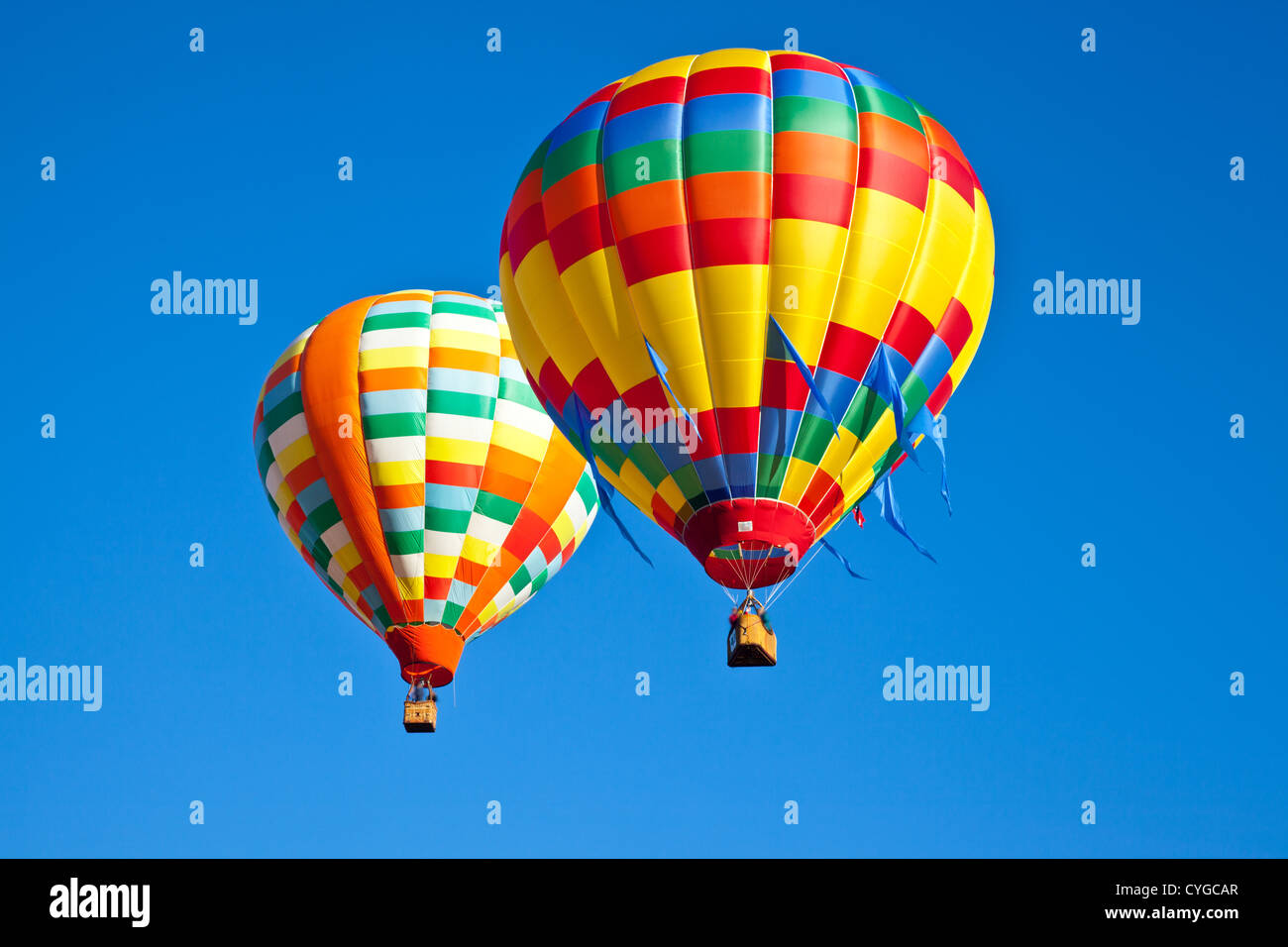 Hot air balloons fill the sky during the Carolina Balloon Festival ...