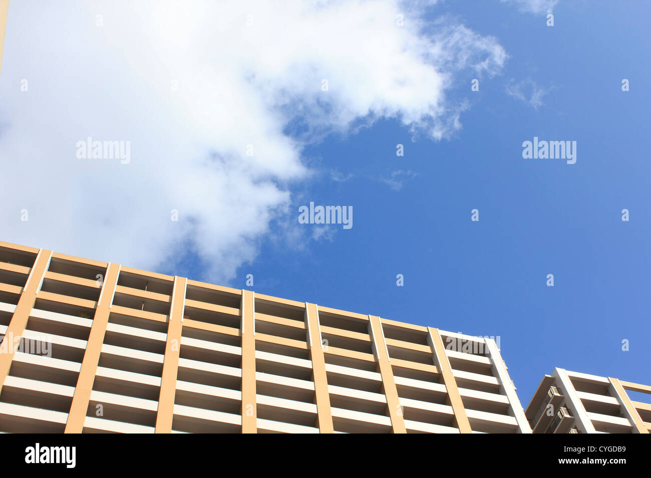 Mansion and blue sky Stock Photo - Alamy