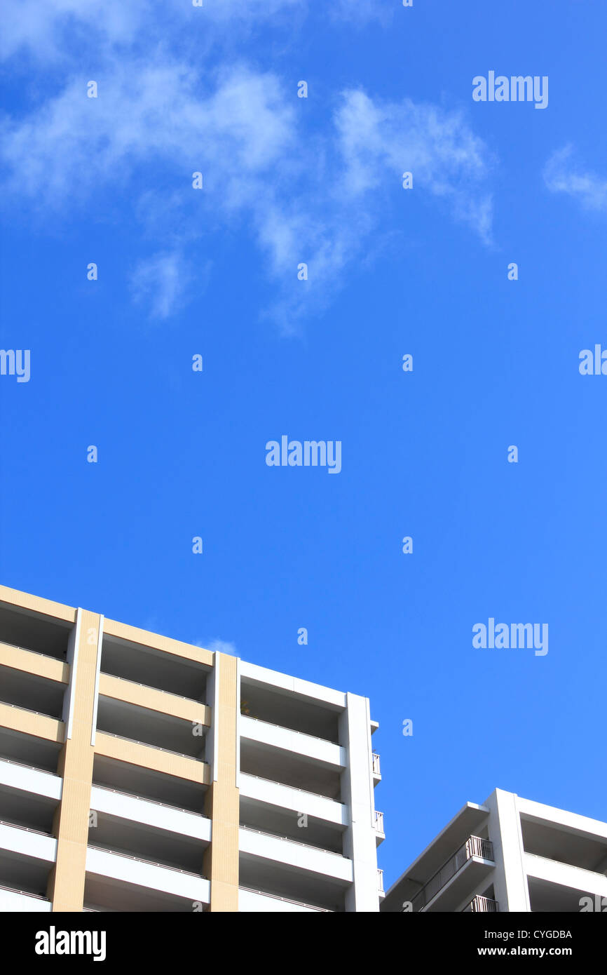 Mansion and blue sky Stock Photo - Alamy
