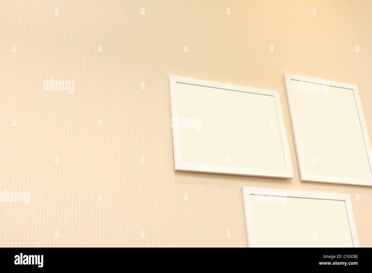 White frames hi-res stock photography and images - Alamy