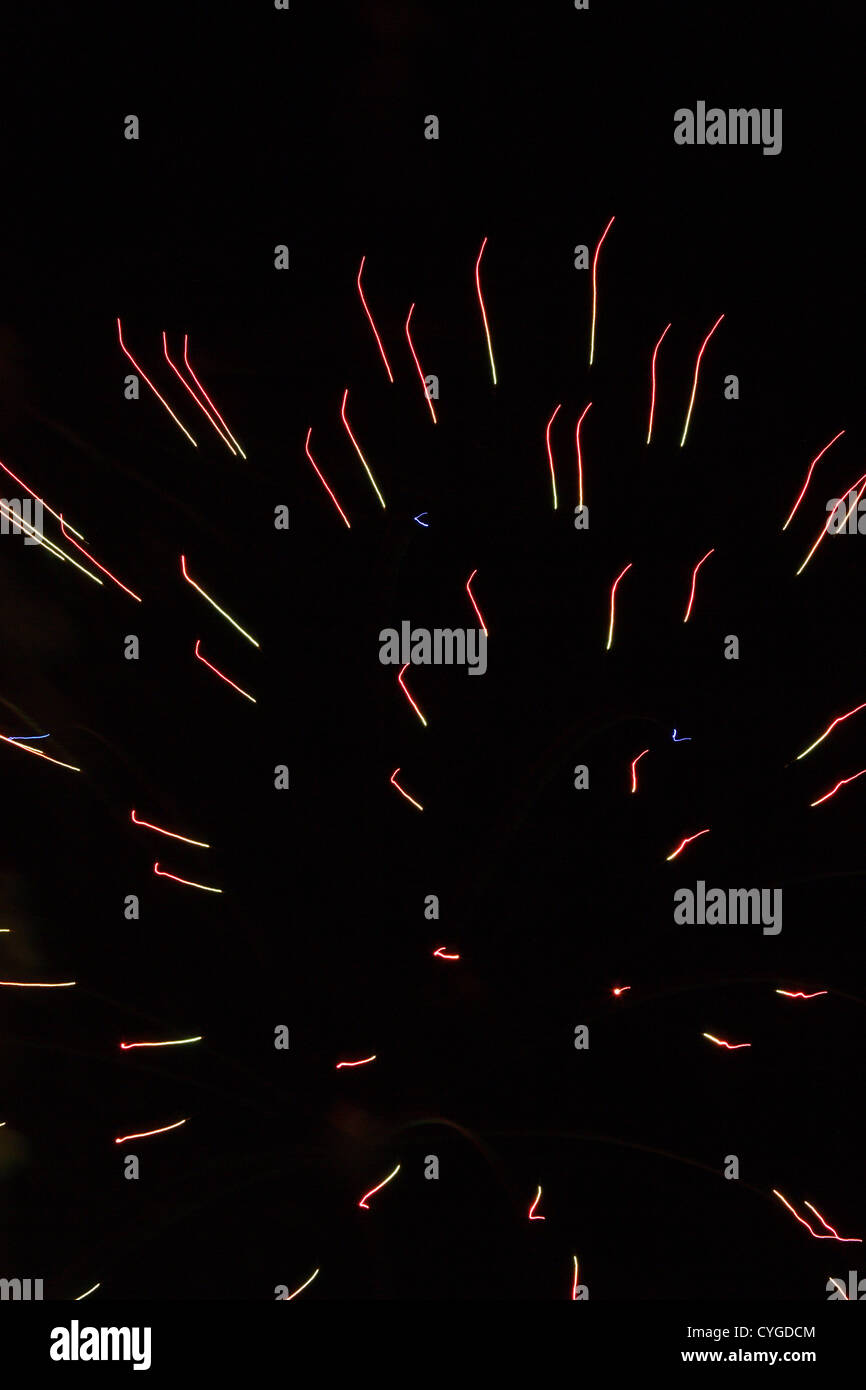 Fireworks -- Abstract Art Stock Photo - Alamy