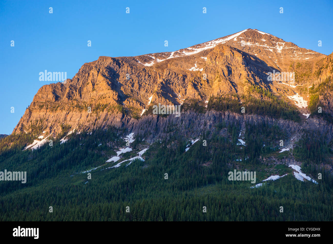 ALBERTA, CANADA - Mountains near Lake Louise in Banff National Park ...