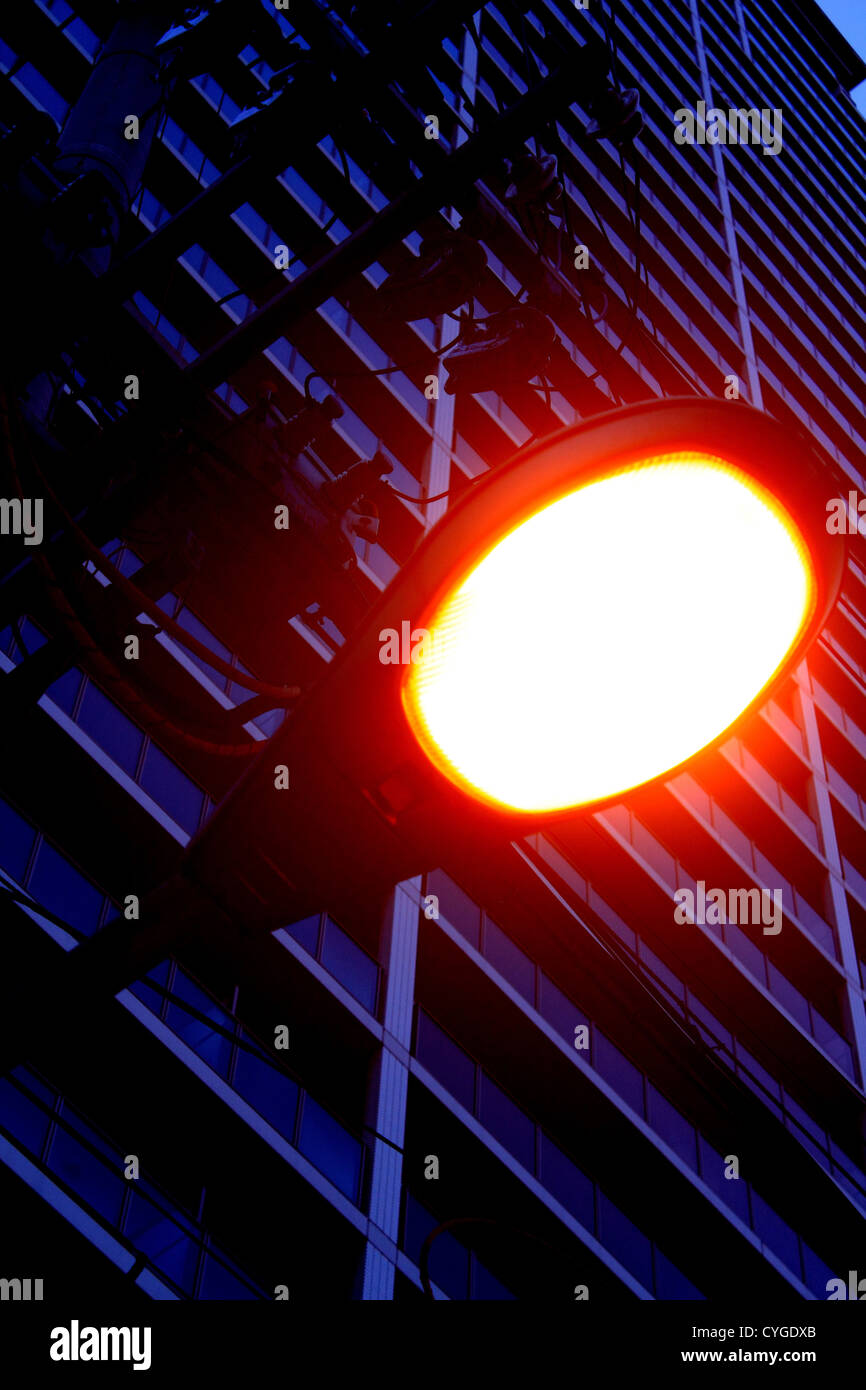 Street Light at Dawn Stock Photo - Alamy