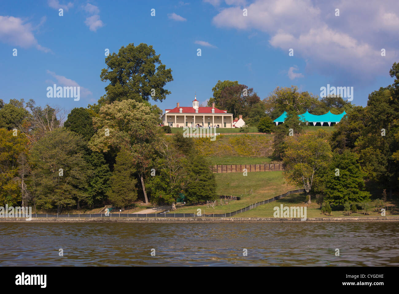 MOUNT VERNON, VIRGINIA, USA - historic home of George Washington, first ...