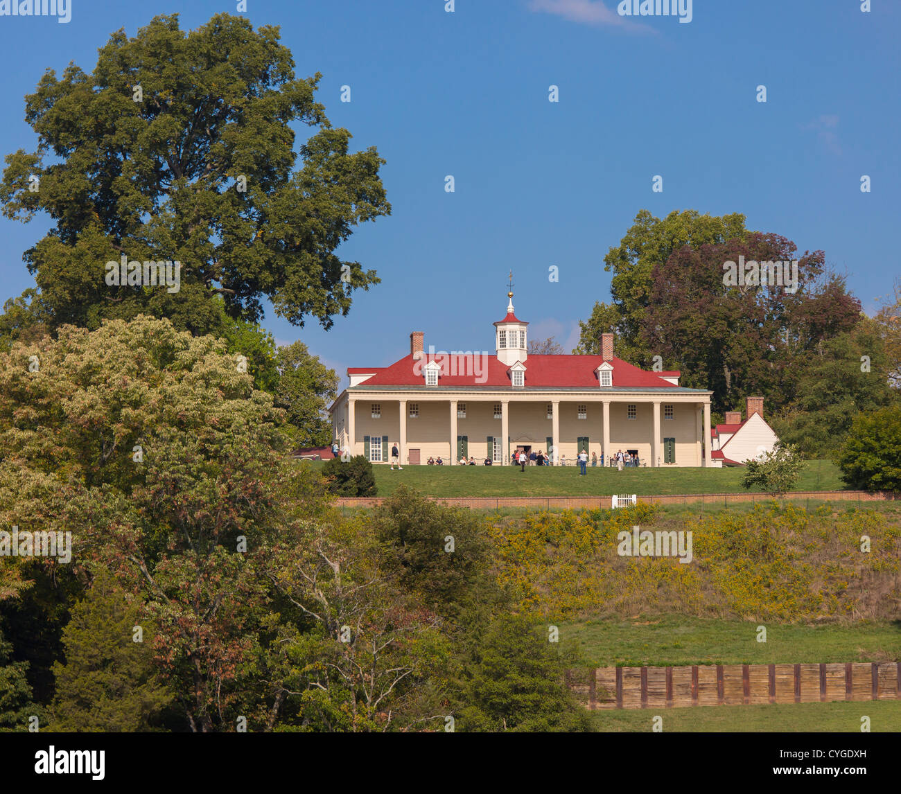 MOUNT VERNON, VIRGINIA, USA - historic home of George Washington, first ...