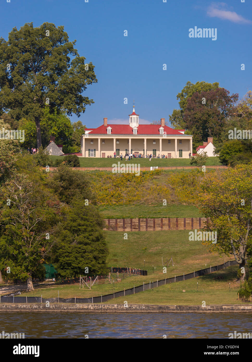 MOUNT VERNON, VIRGINIA, USA - historic home of George Washington, first ...