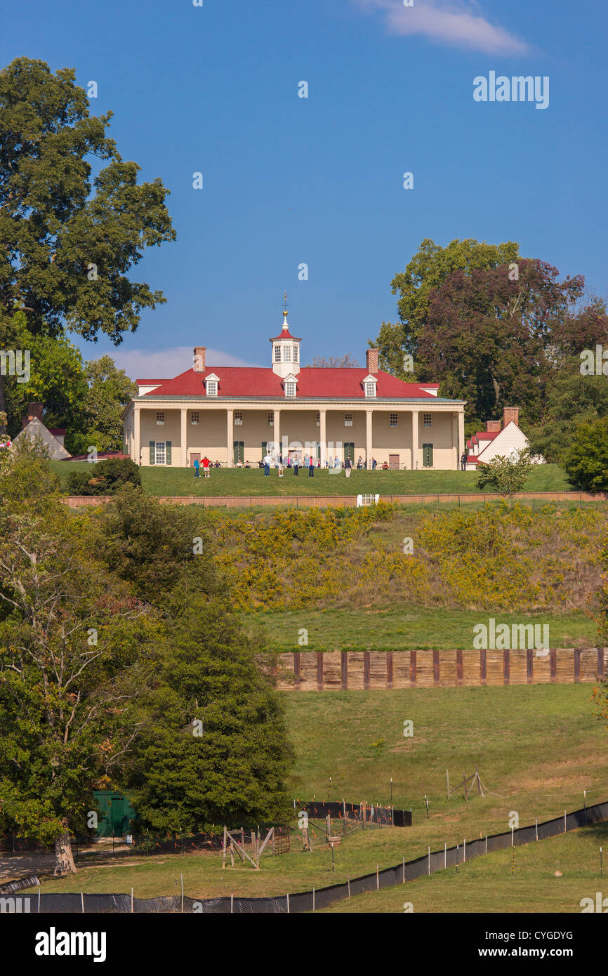 MOUNT VERNON, VIRGINIA, USA - historic home of George Washington, first ...