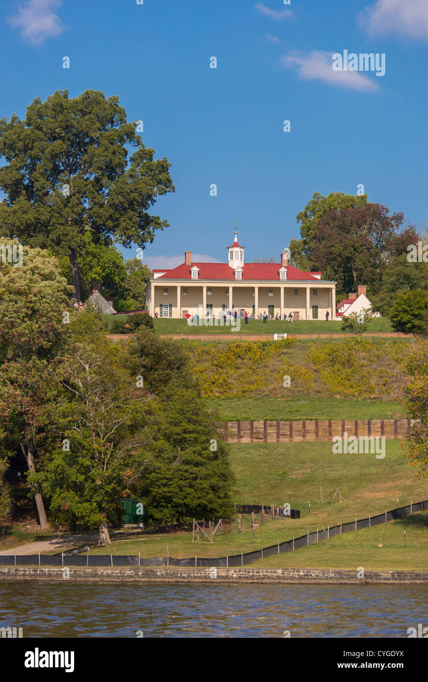 MOUNT VERNON, VIRGINIA, USA - historic home of George Washington, first ...