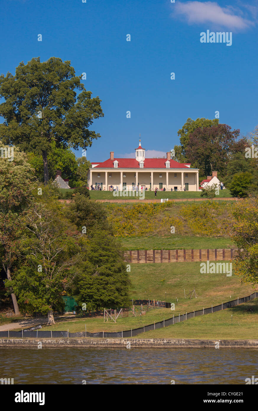 MOUNT VERNON, VIRGINIA, USA - historic home of George Washington, first ...