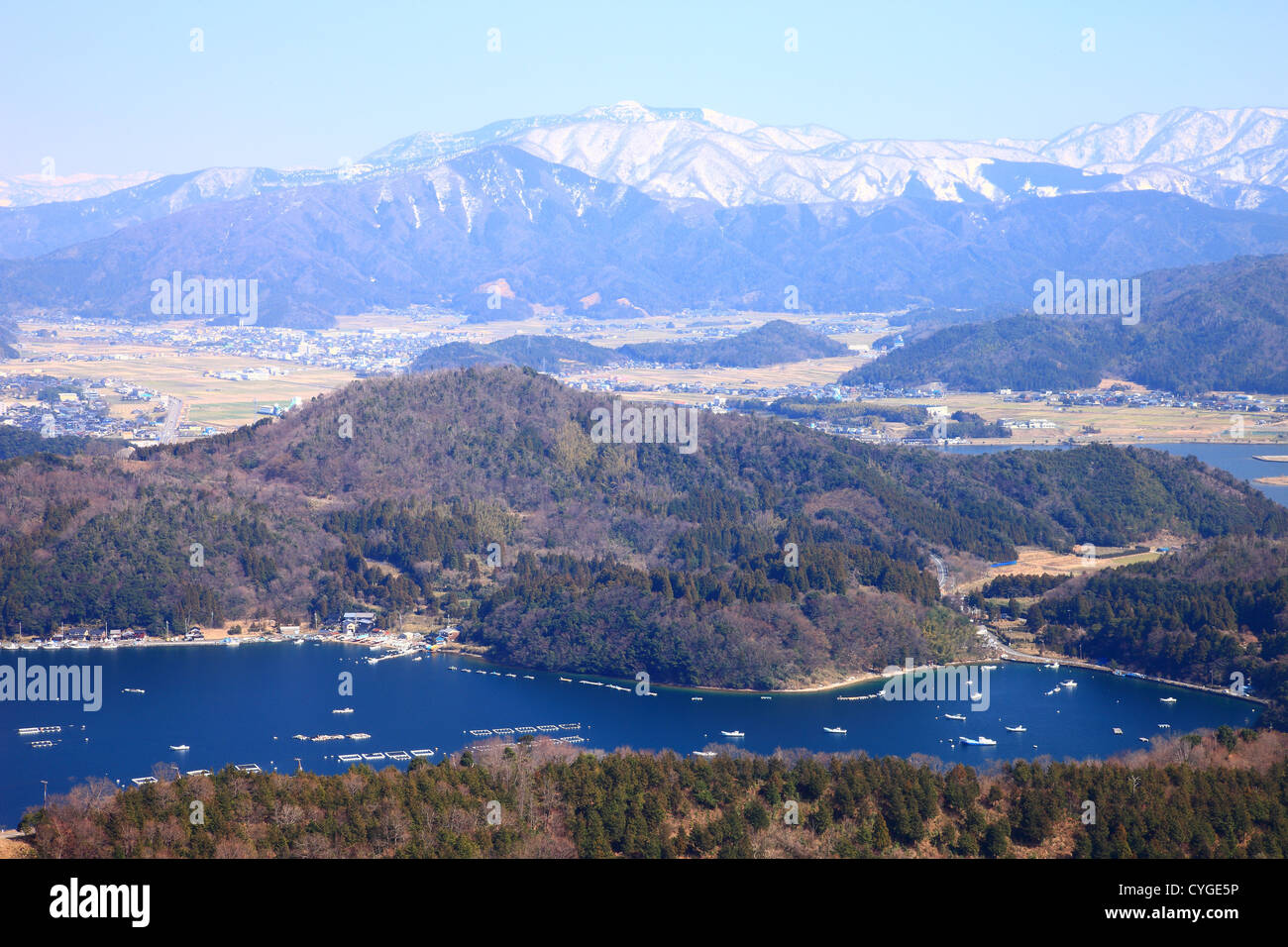 Mikata five lakes in Wakasa, Fukui Prefecture Stock Photo - Alamy