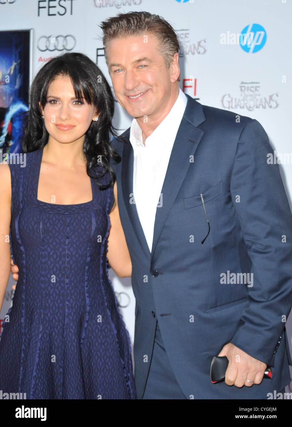 Alec Baldwin, wife Hilaria Lynn Thomas at arrivals for AFI FEST 2012 ...