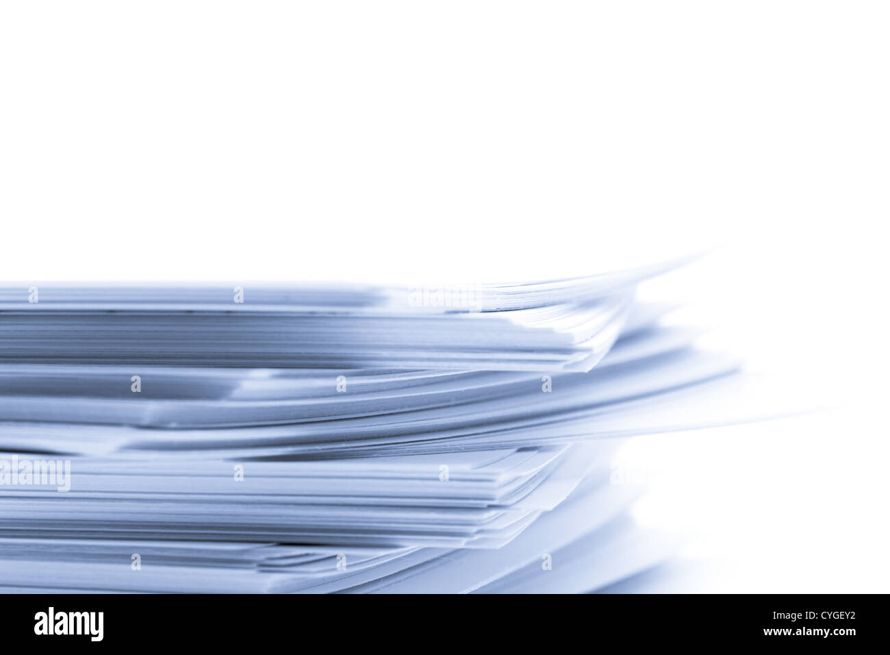 Pile of paperwork isolated hi-res stock photography and images - Alamy