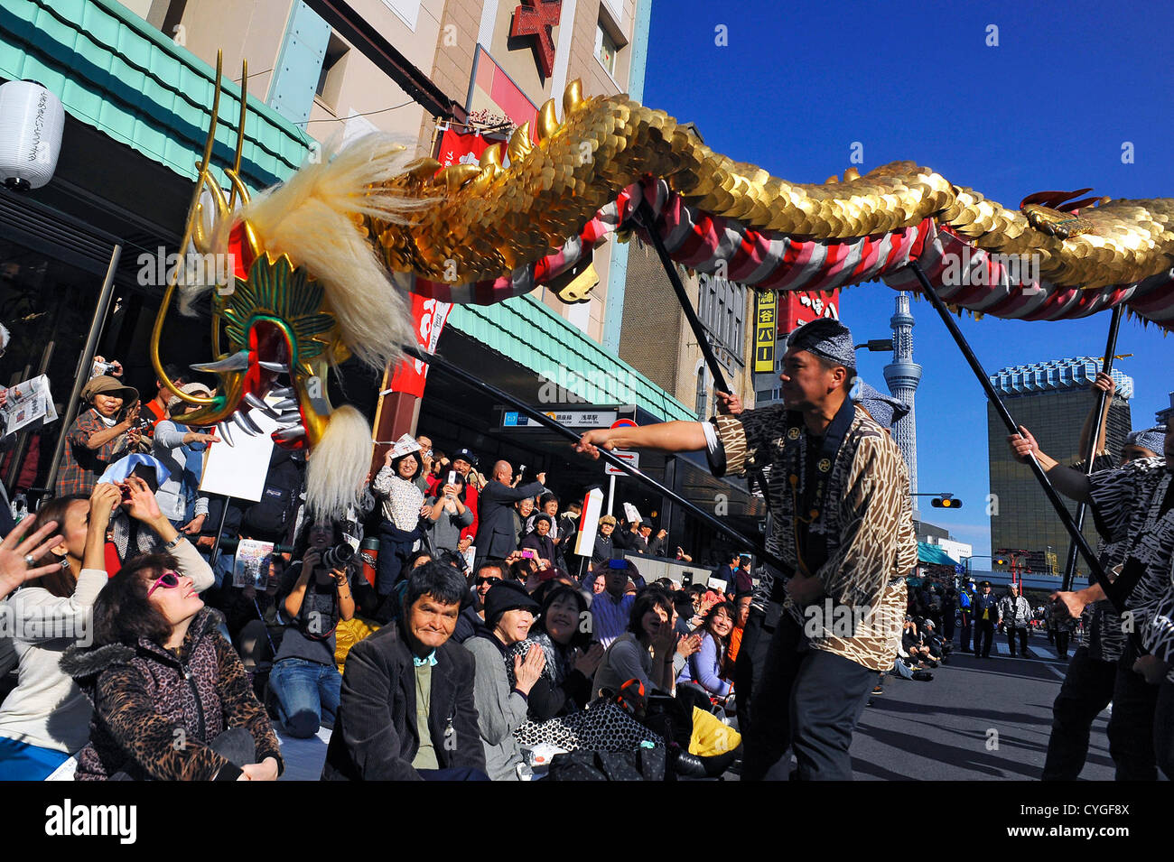 November 3rd, 2012 : Tokyo, Japan - Golden Dragon, or Kin-Ryu ...